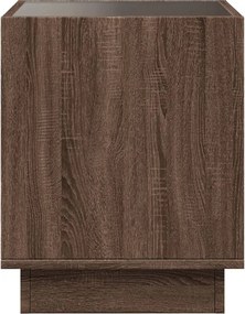 Noční stolek s Infinity LED hnědý dub 50 x 50 x 50 cm 3284090