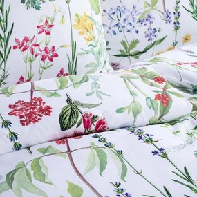 Ložní povlečení z mikrovlákna PRIMAVERA bílé jednolůžko