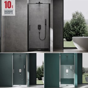 design černé sprchové dveře TERAMO 36 - 70-100cm