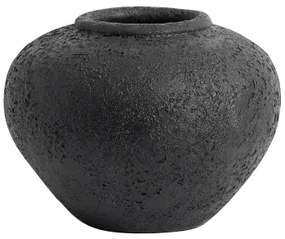 Váza Luna Black 18 cm Muubs