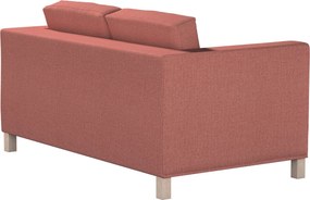 Potah na pohovku IKEA  Karlanda 2-místná, krátký barva hnědá látka pletený vzor