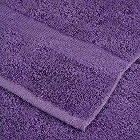 Premium ručníky SOLUND 4 ks fialové 70 x 140 cm 600 g/m² 137357