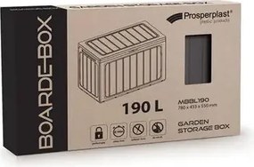 PROSPERPLAST BOARDEBOX hnědá 190L / Zahradní box
