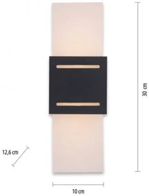 Paul Neuhaus 9007-13 - Nástěnné svítidlo ORMA 1xG9/40W/230V černá