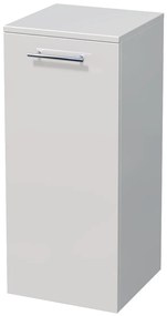 Intedoor UNI SN 82/35 1D K závěsná skříňka nízká s košem Barva: 50 - Dub Arizona šedý, Úchytka: AL/G - lesk