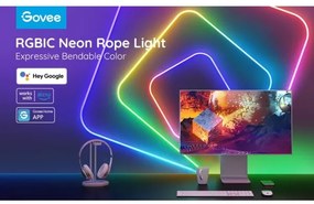 Govee - Neon SMART ohebný LED pásek RGBIC 2m Wi-Fi IP67