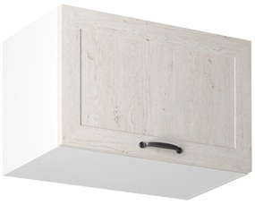 Horní skříňka, bílá / sosna skandinávská, ROYAL G60KN