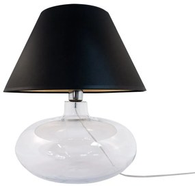 Zuma Line Stolní lampa ADANA TRANSPARENT ⌀ 40 cm, v. 44 cm Barva: Černo/zlatá