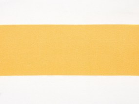 Polštář pro zahradní lehátko   192 x 56 x 5 cm žlutý pruhovaný CESANA Beliani