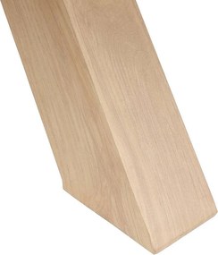 DEOKORK Hliníkový stůl BERGAMO 220/279 cm (efekt dřeva)