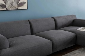 Hanah Home Rohová pohovka MARIA antracitová pravá