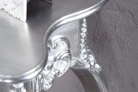 Luxusní toaletní stolek Veneto stříbrný