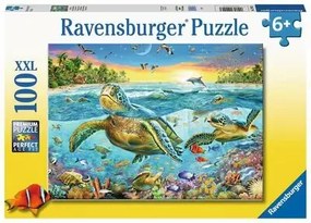 Ravensburger Plavání s vodními želvami / 100 dílků / od 6 let