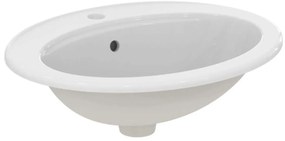 Ideal Standard Eurovit - Umyvadlo 56x46 cm, s přepadem, otvor pro baterii, bílá E874901