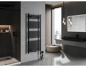Mexen Ares, elektrické topné těleso 1500x600 mm + topná tyč 900 W, černá, W102-1500-600-2900-70