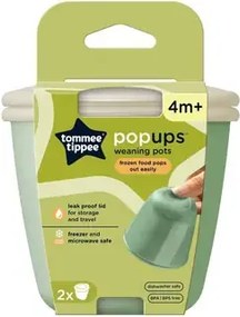 Tommee Tippee Nádobky na jídlo s měkkým dnem Explora 2 ks / od 6 měsíc