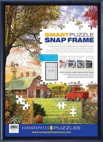 EUROGRAPHICS Smart puzzle Černý hliníkový klaprám na puzzle 48.89x67.6