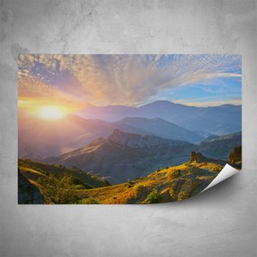 Plakát - Pohled do údolí (60x40 cm) - PopyDesign
