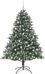 Umělý vánoční stromeček Zelená 180 cm PVC, plast a ocel 3395236