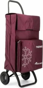 Rolser Termo Fresh MF RG nákupní taška na kolečkách bordó