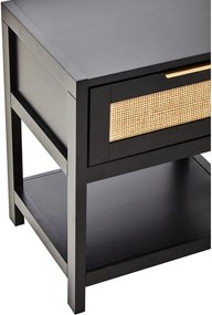 Černý noční stolek Sherman – Premier Housewares