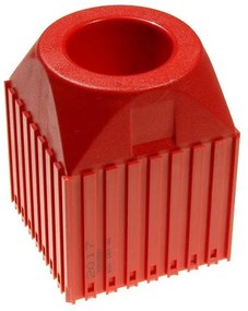 Plastový box pro nástroj s kuželovou stopkou ISO 40, modul 8x8, 1 dutina, červená