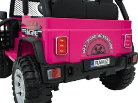 Elektrické autíčko Jeep BEAST 4x4 růžové