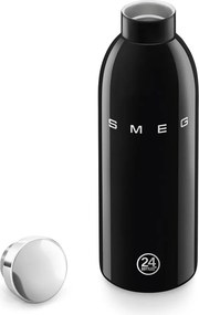 Černá termoláhev z nerezové oceli 500 ml 24BOTTLES – SMEG
