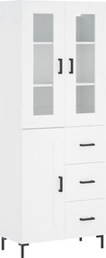 Skříň highboard bílá 69,5 x 34 x 180 cm kompozitní dřevo 3198657