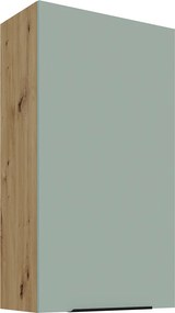 ARIA st | horní skříňka 60 G-108 1F policová | 60 cm | EXTRA VYSOKÁ | ANTI FINGERPRINT povrch | artisan/aquamarine