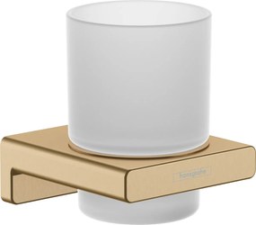 Hansgrohe AddStoris, nádobka na ústní hygienu, kartáčovaný bronz, HAN-41749140