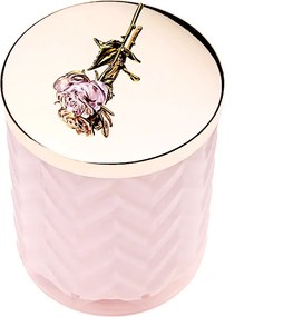 Côte Noire Herringbone svíčka Charente Rose, 600 g