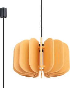 Sollux Lighting Závěsná lampa MULA 45 žlutá