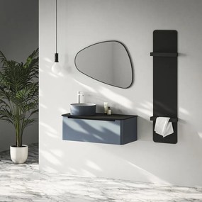 Sapho Premio deska 102 x 1,2 x 48,5 cm kompozit černá mat PRE100-3535