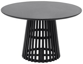 Kulatý jídelní stůl ⌀ 120 cm černý MESILLA Beliani