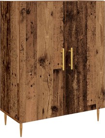 Vysoký bufet Staré dřevo 69,5 x 34 x 180 cm Kompozitní dřevo 3394578