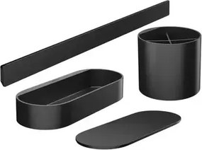 Hansgrohe WallStoris - Set koupelnových doplňků matná černá