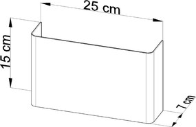 Sollux Lighting Nástěnné svítidlo COPERTURA