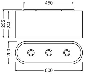 Ledvance - Stropní svítidlo DECOR CARDBOARD 3xE27/15W/230V