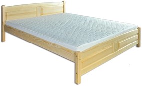 Drewmax LK104 - Dřevěná postel masiv dvojlůžko 200 cm