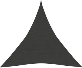Stínící plachta 160 g/m² antracitová 3 x 3 x 3 m HDPE 311087
