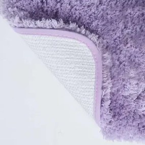 MSV MICROFIBER levandulová / Koupelnová předložka / 40 x 60 cm / mikro