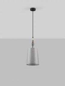 LED šedo-hnědé designové svítidlo Damo