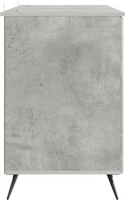 Stůl Betonově šedá 142,5 x 50 x 75 cm Kompozitní dřevo 3414633