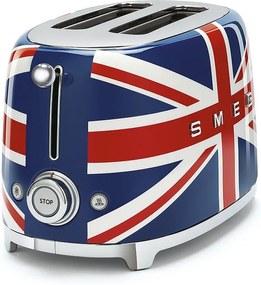 Toustovač Smeg 50´s Retro Style TSF01, 2x2, Union Jack, TSF01UJEU