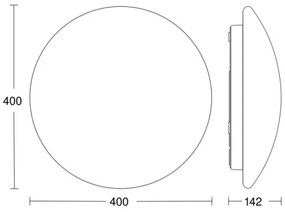 STEINEL 058593 - LED Koupelnové svítidlo se senzorem RS PRO LED/20W/230V IP54