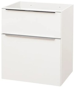 Mereo Mereo, Mailo, koupelnová skříňka 61 cm, bílá, dub, antracit, CN510S