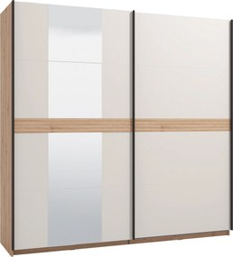 XXXLutz SKŘÍŇ S POSOUVACÍMI DVEŘMI, kašmírová, dub artisan, 220/217/62 cm Xora - Šatní skříně - 000834013401
