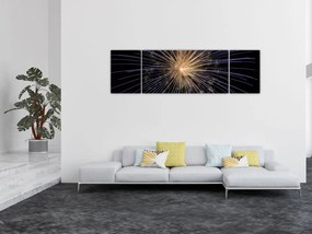 Obraz ohňostroje (170x50 cm)