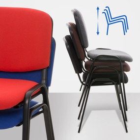Konferenční židle Ken látka – krémová